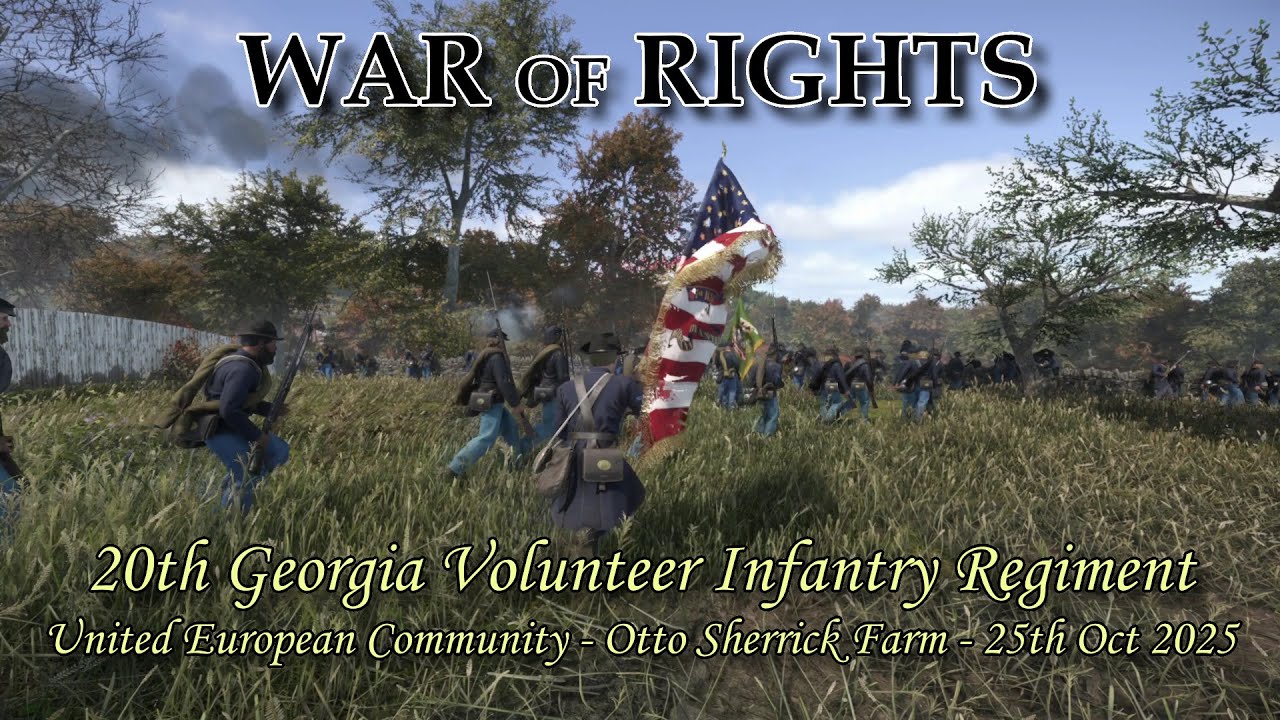 WAR OF RIGHTS - AMERICAN CIVIL WAR - 20TH GEORGIA - UEC EVENT - 25 10 ...