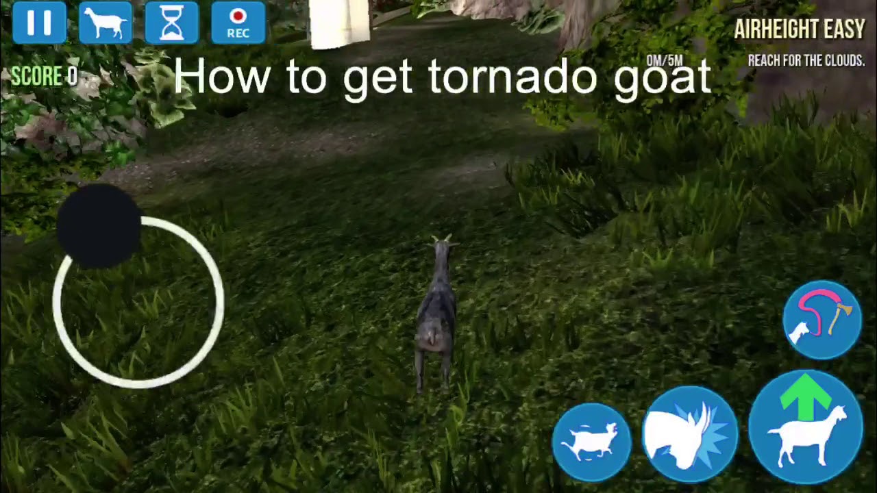How to get tornado goat 🐐 in goat simulator - YouTube