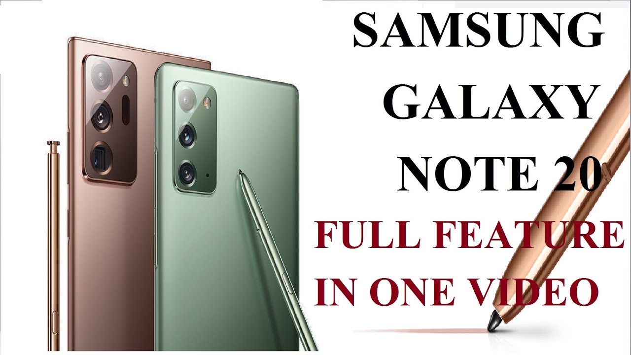 Latest Samsung Note 20 Ultra Impressions | Full Features in one Video ...