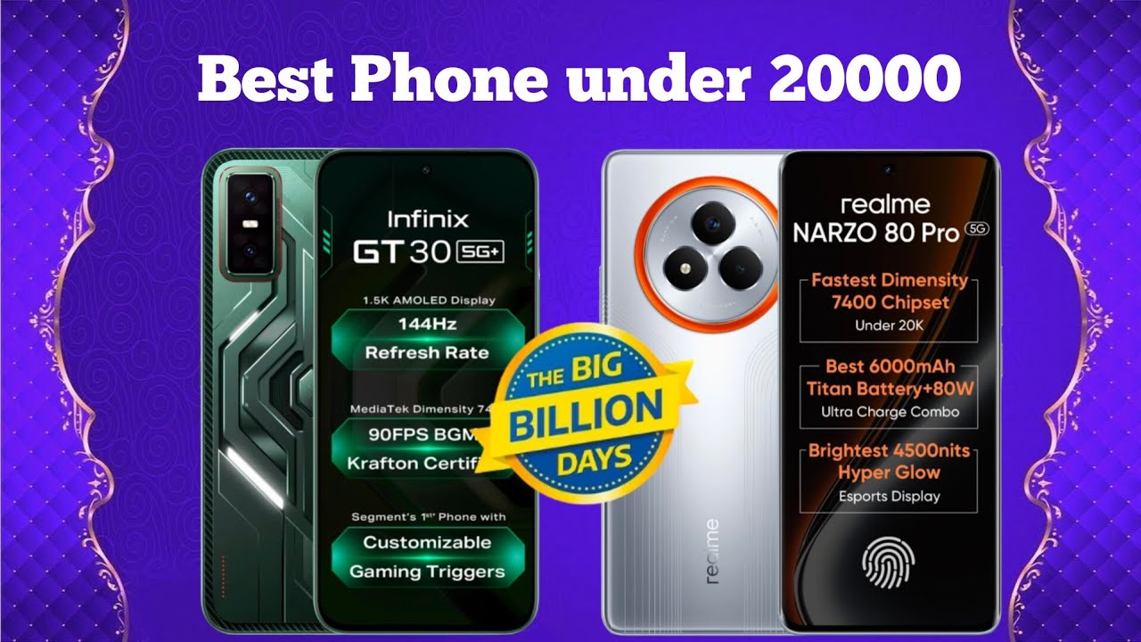 infinix gt 30 vs narzo 80 pro comparison | best phone under 20000 - YouTube
