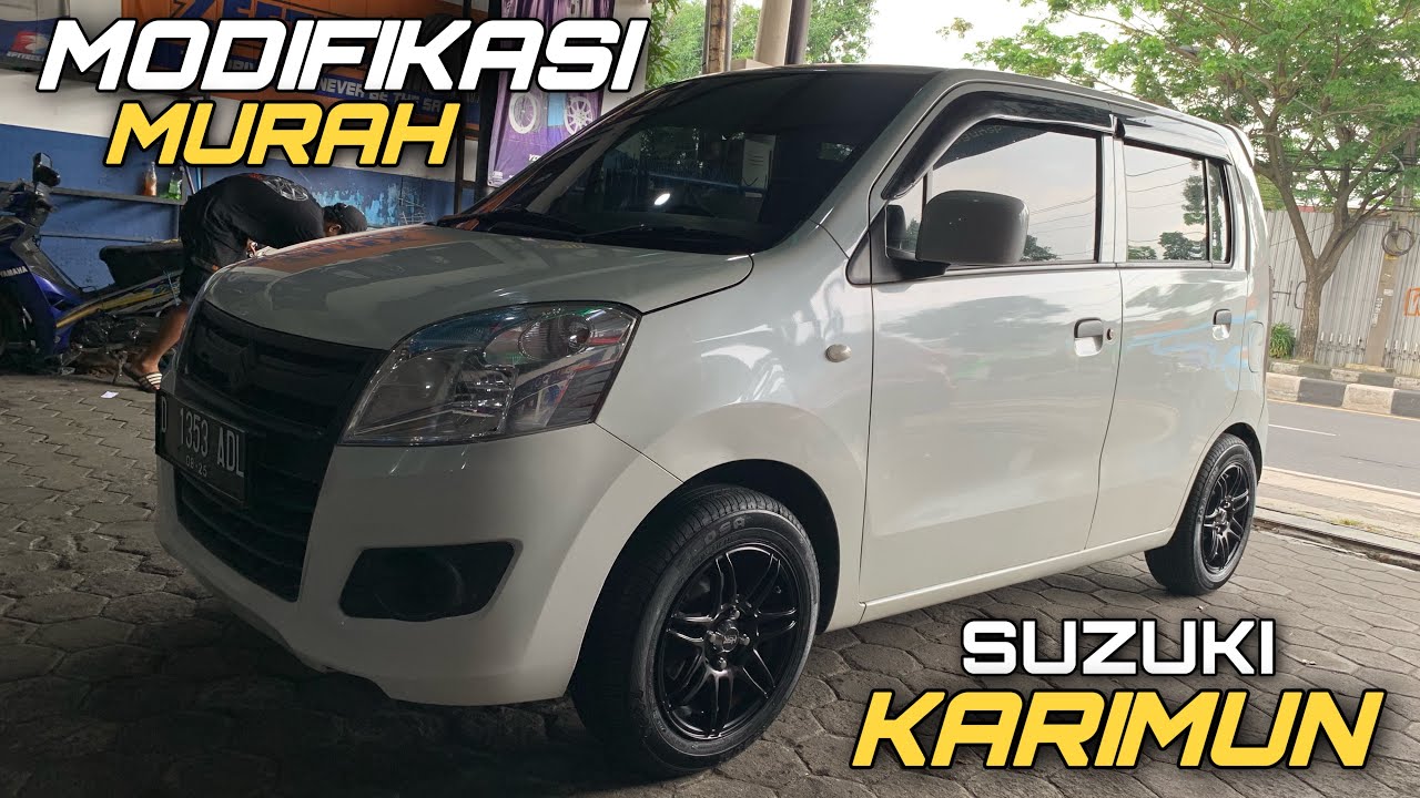 MODIFIKASI VELG SUZUKI KARIMUN WAGON R PAKE VELG RACING RING14 - YouTube