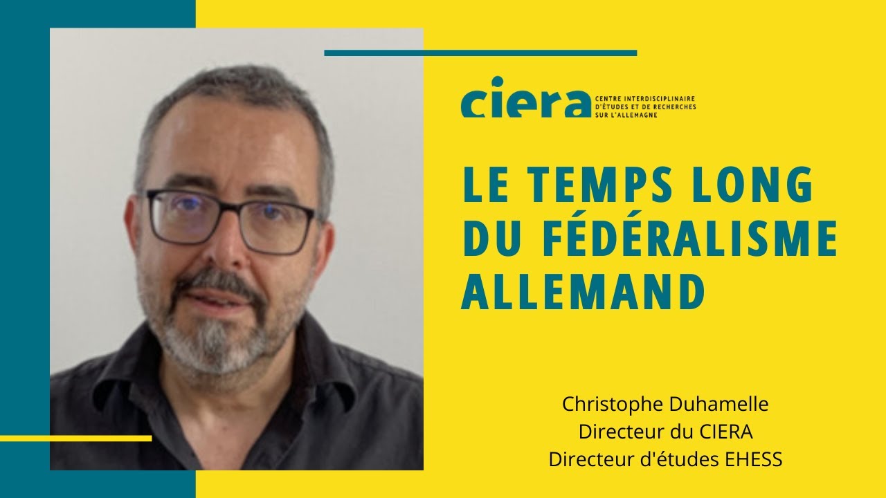 Instantanés #2 - Christophe Duhamelle - Le temps long du fédéralisme ...