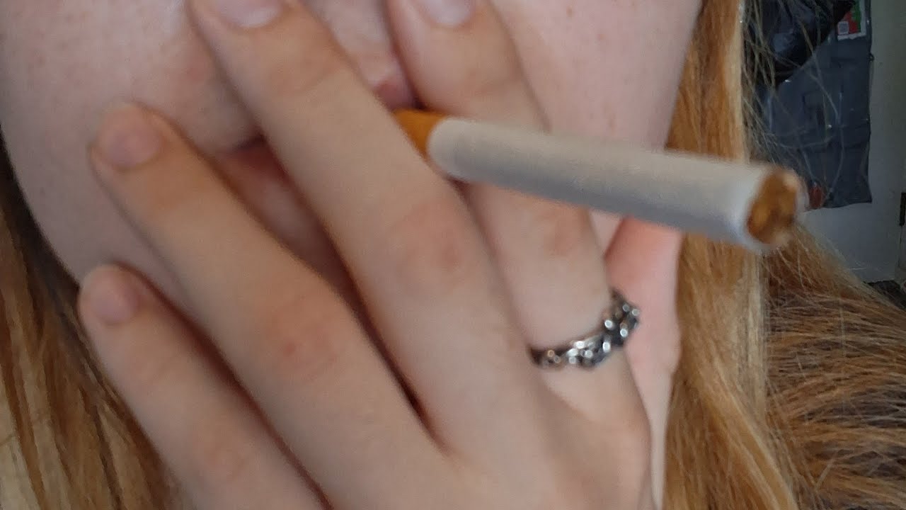 Have you heard the news?? Smoking a cigarette and talking about jake ...