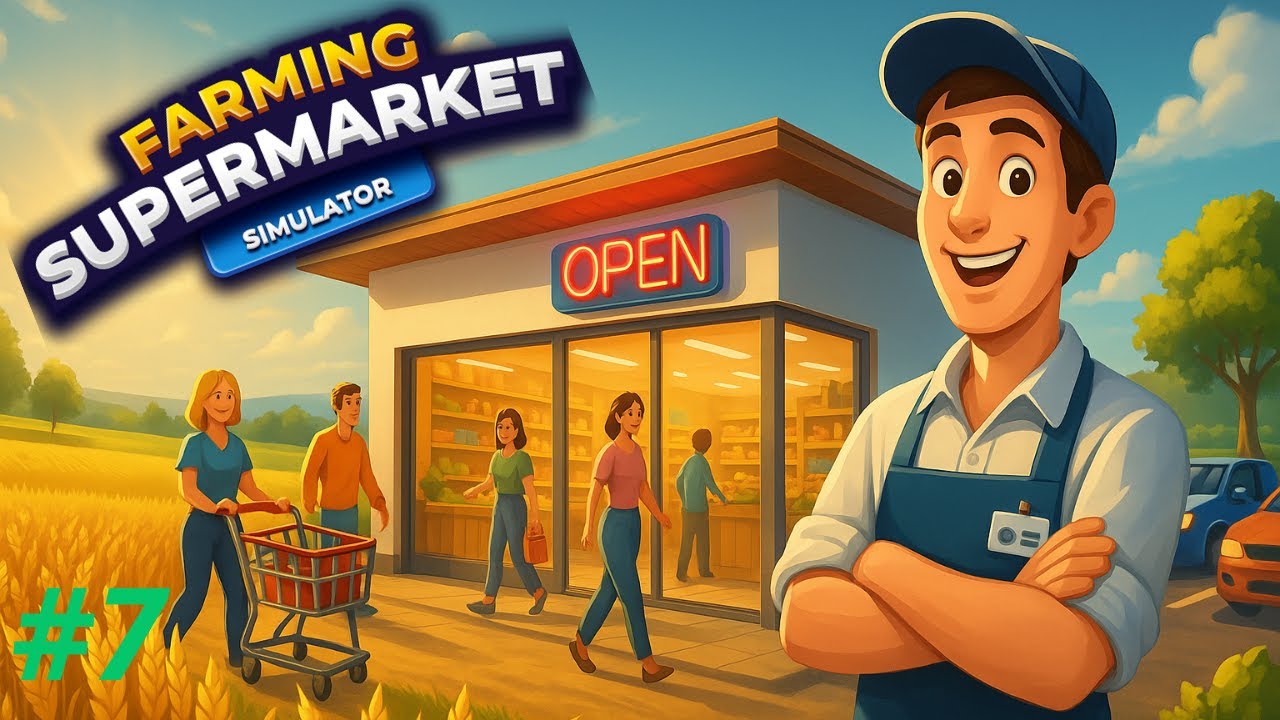 КУПИЛИ ВОЛШЕБНУЮ МАШИНУ! #7 -Farming Supermarket Simulator - YouTube