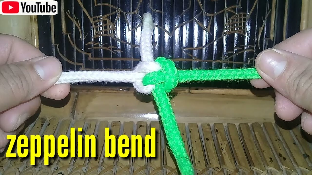 how to tie a zeppelin bend - YouTube
