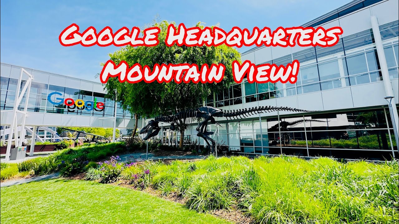 GOOGLE HEADQUARTERS PARKING LOT TOUR IN MOUNTAIN VIEW CALIFORNIA - YouTube
