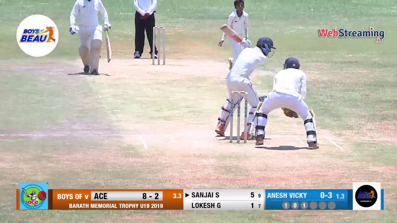 ACE Cricket Academy vs Combined 11 || Day 1 || Match 2 || Barath ...