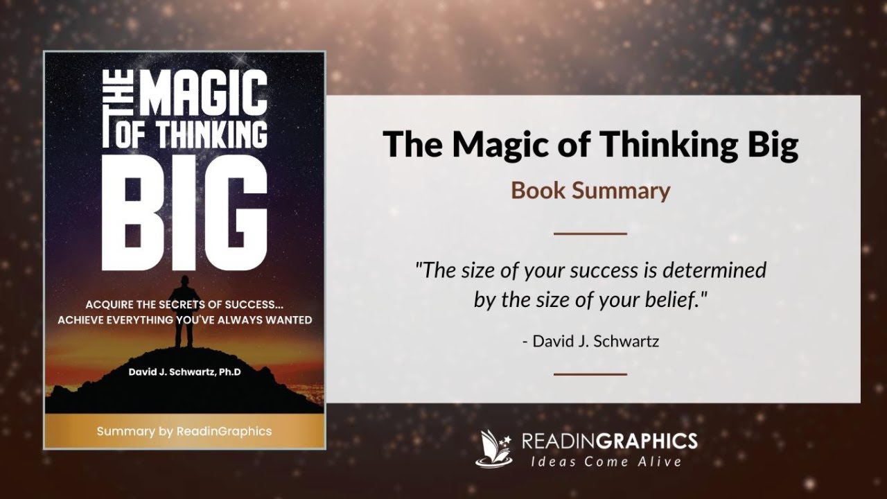 Magic of Thinking Big - David Schwartz || Sumarry|| Book | - YouTube