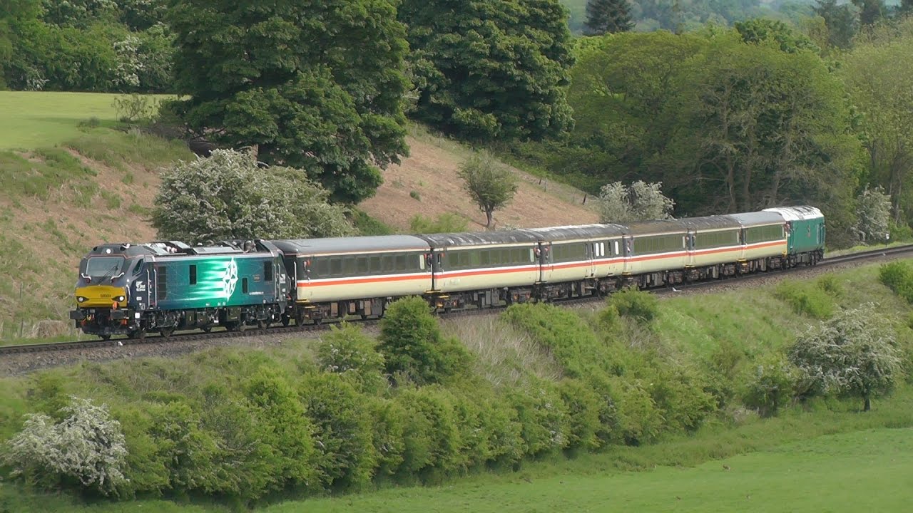 Class 88 first runs in Diesel Mode up Eardington Bank with help from a ...