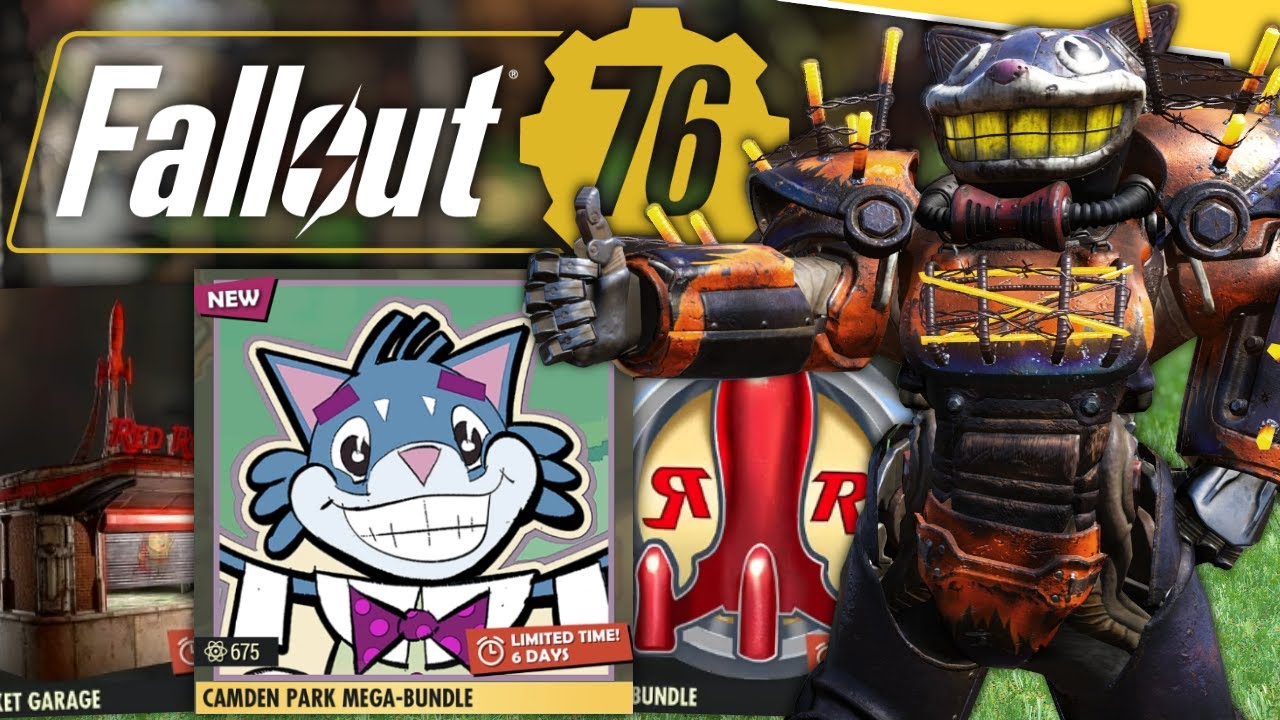 Fallout 76 - Atomic Shop Update: Camden Park Mega Bundle - YouTube