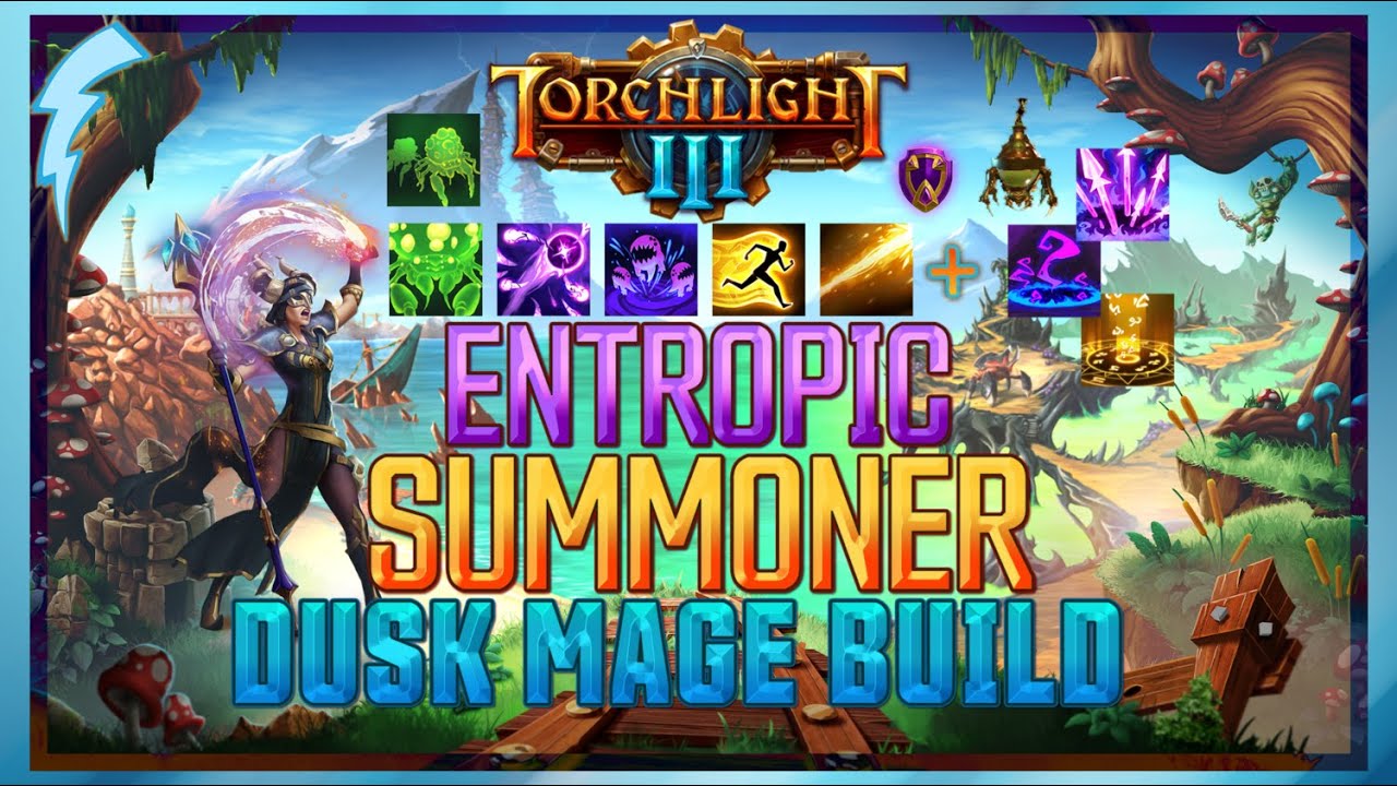 Torchlight 3 Early Access - Entropic Summoner Dusk Mage Build [lvl 30 ...