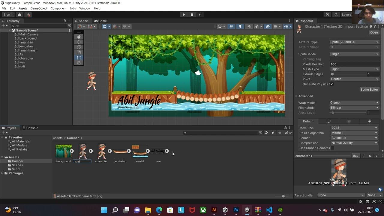 Tugas SISTEM MULTI(Membuat Objek Bergerak Di Unity) - YouTube