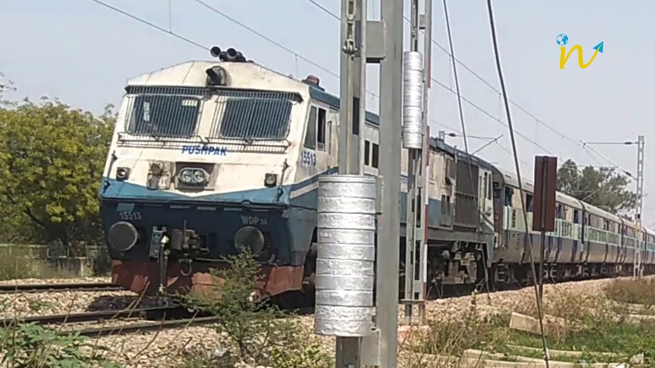 Janta Express @ stunning speed producing breaking silence | Indian ...