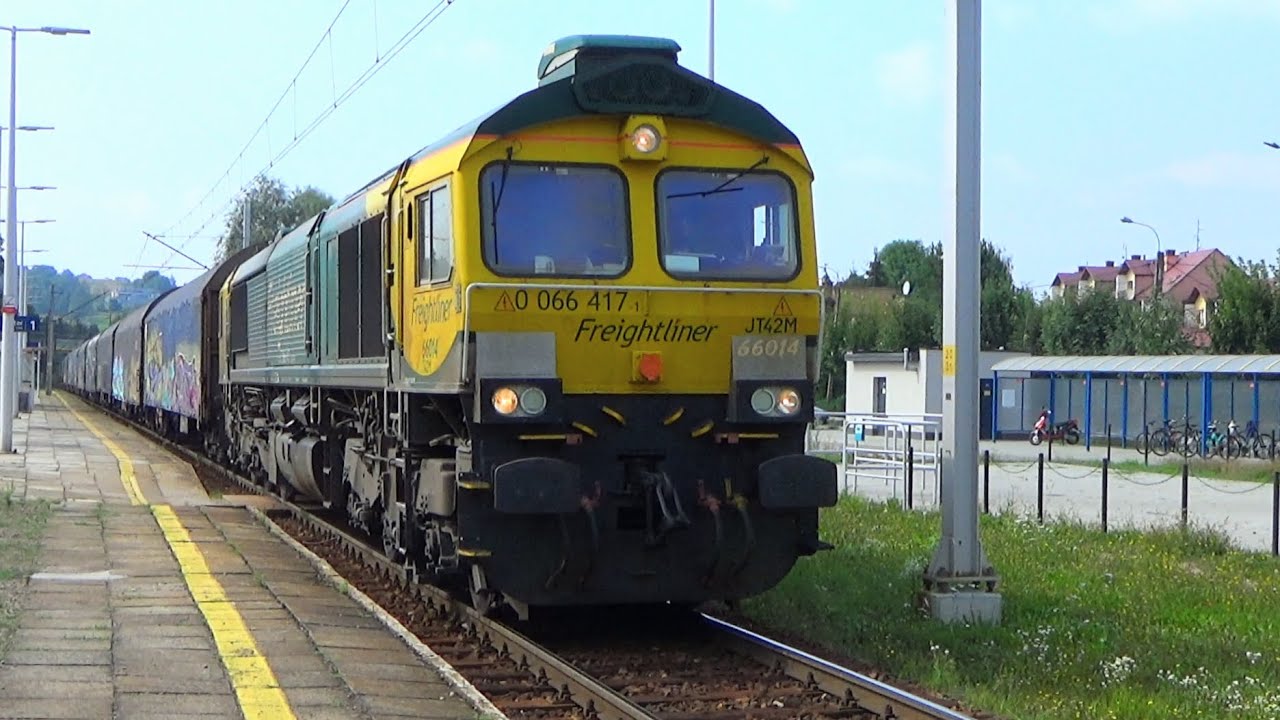 [121]☺️Miły maszynista (Class 66 Freightliner PL) - YouTube