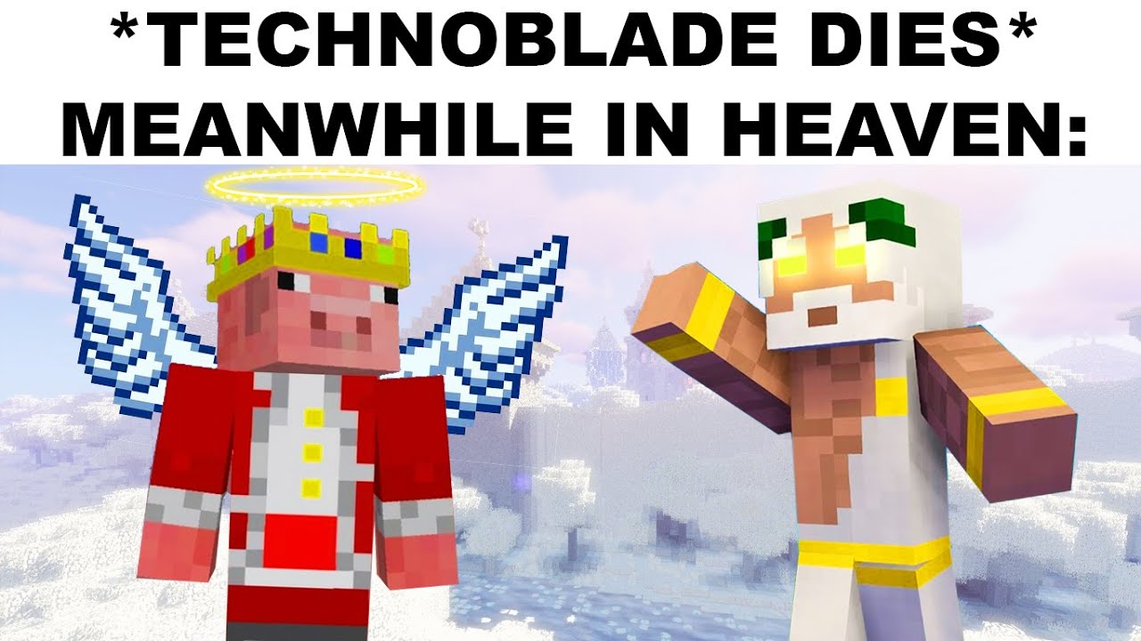 technoblade memes to watch in heaven - YouTube