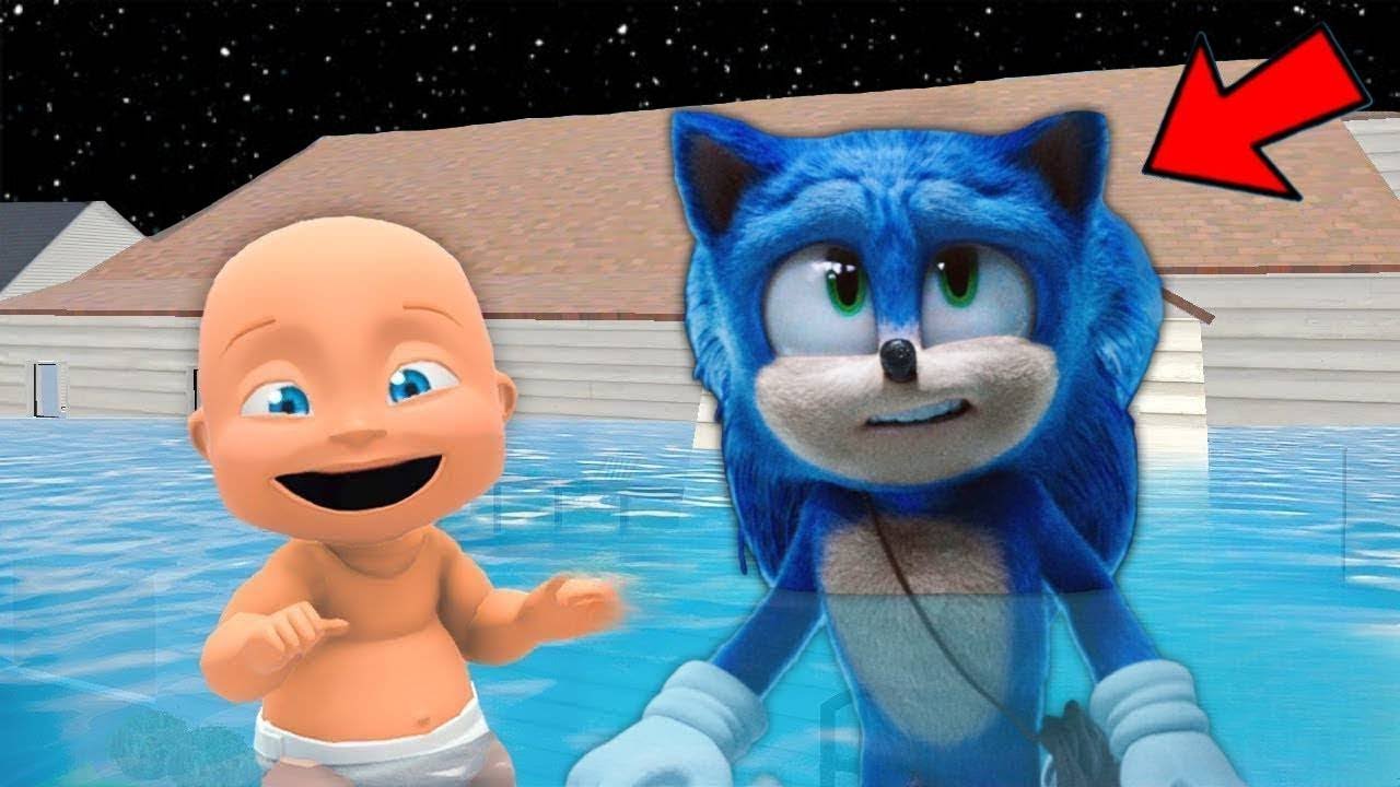 Baby FLOODS SONIC'S HOUSE AT 3AM! - YouTube