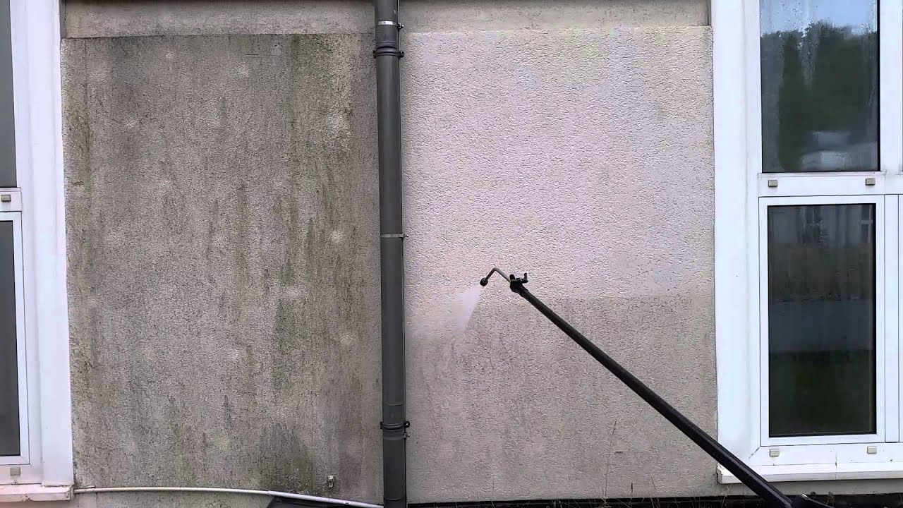 Moos und Algen an der Fassade??!! Wir haben die Lösung - YouTube