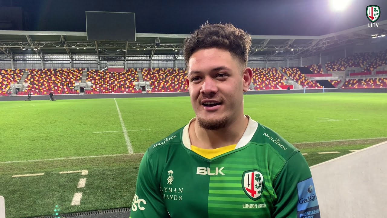Izzy Moore-Aiono reacts to his first Premiership start! - YouTube