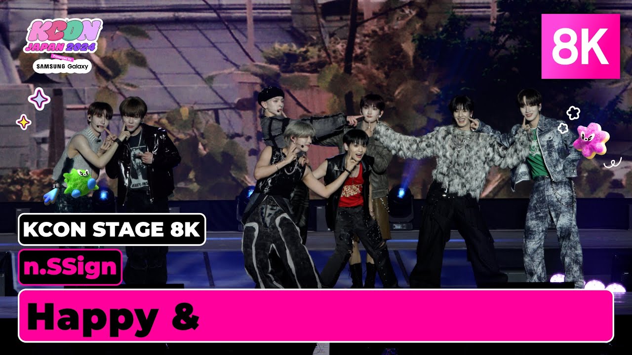 [8K] n.SSign (엔싸인) - Happy & | KCON STAGE FULL CAM | KCON JAPAN 2024 ...