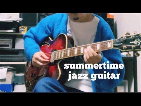 summertime jazz guitar melody & impro - YouTube