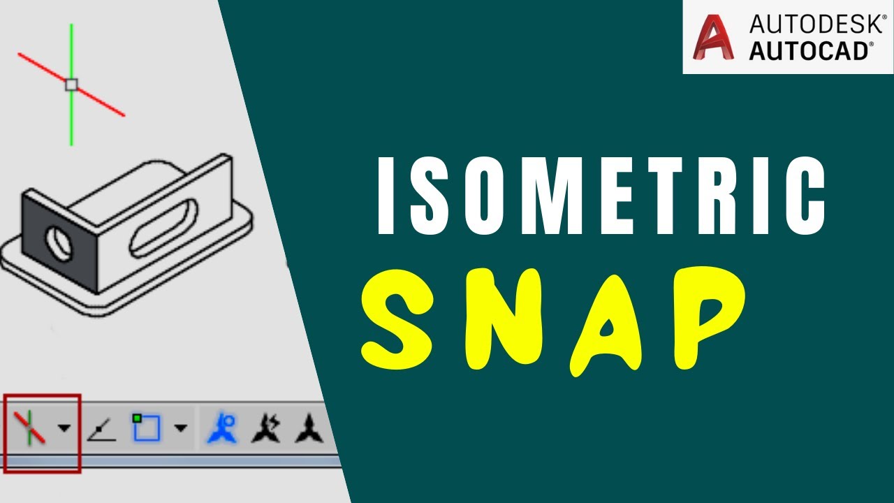 TUTORIAL AUTOCAD - Cara membuat isometric snap - YouTube