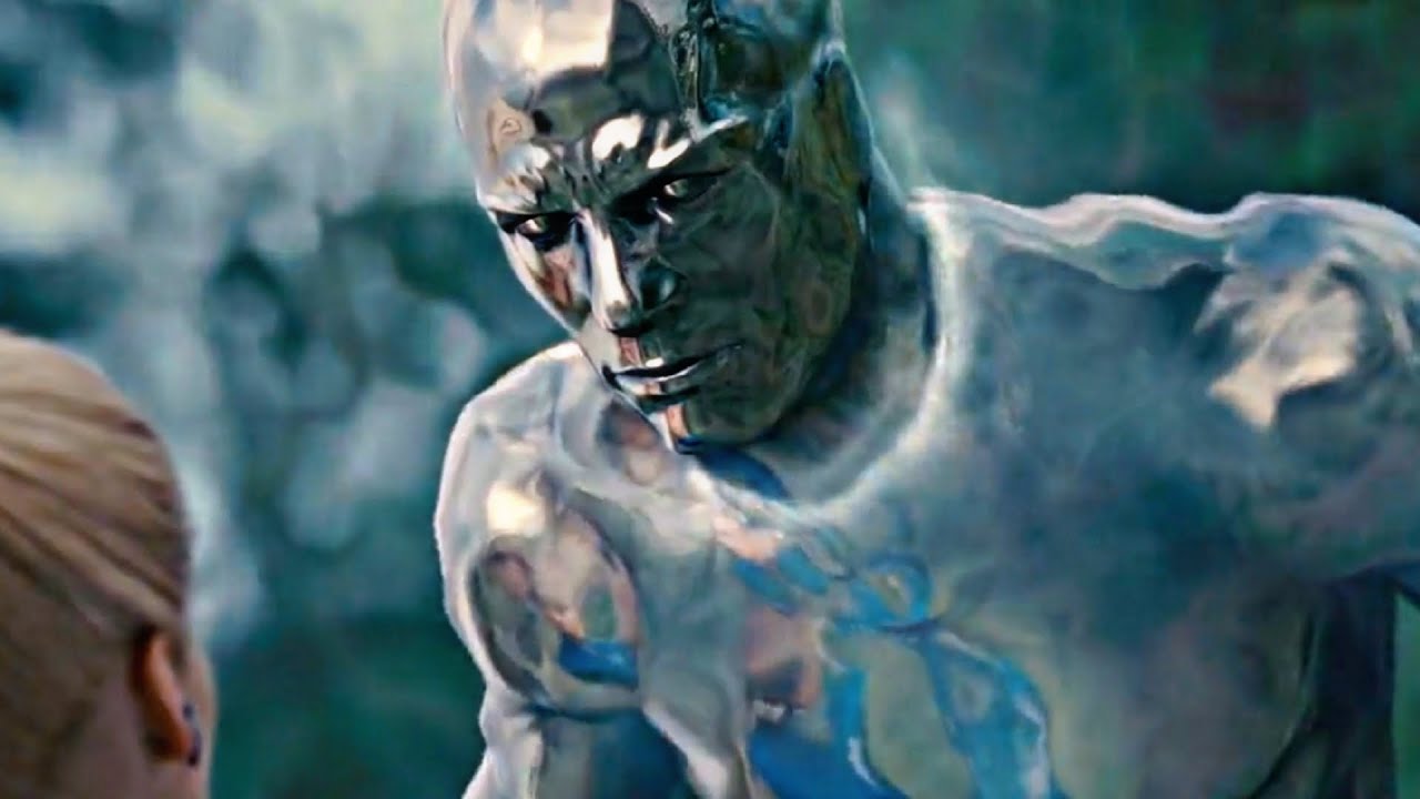 FANTASTIC FOUR : 2007 THE RISE OF SILVER SURFER ; SILVER SURFER VS US ...