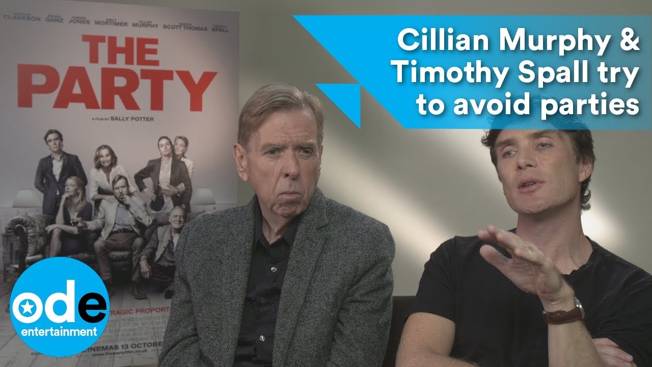 The Party: Cillian Murphy & Timothy Spall try to avoid parties - YouTube