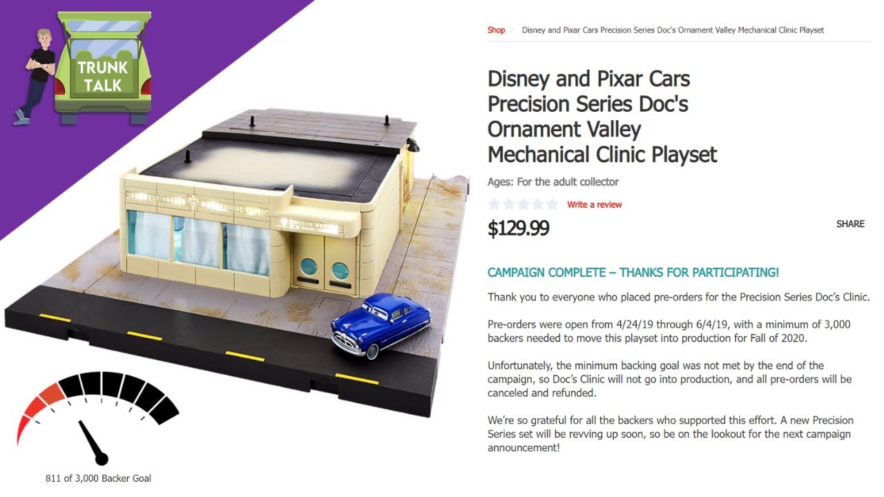 The Failed Precision Series Doc's Clinic Campaign - Trunk Talk (Disney ...