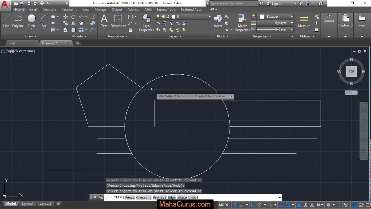 How To Use Trim In Autocad Trim Command In AutoCAD Trimming An Object In AutoCAD Tutorial How To Use Trim In Autocad Trim Command In AutoCAD Trimming An Object In AutoCAD Tutorial