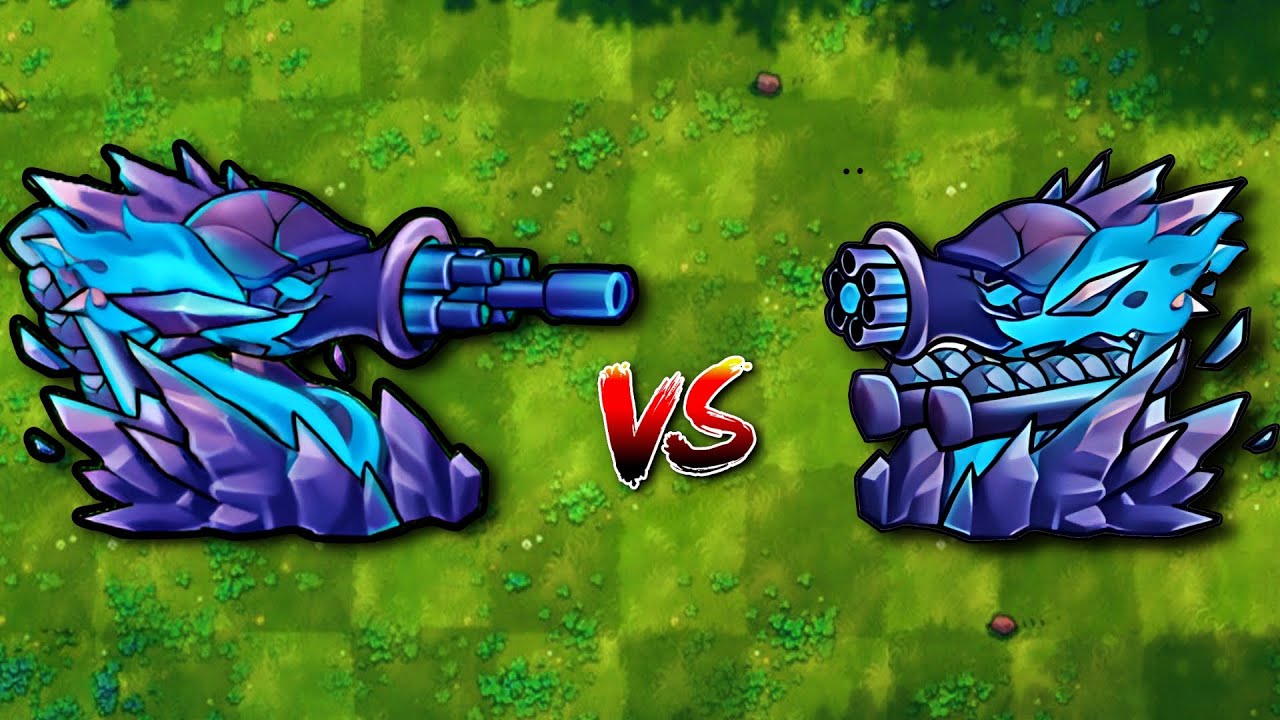 Obsidian Sniper Turret vs. Obsidian Gatling Turret - PvZ 2.6 Challenge ...