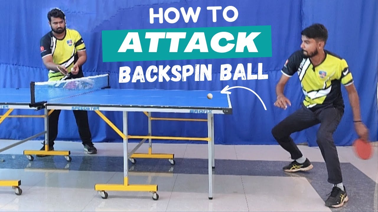How to attack a backspin ball🏓🇮🇳 @Risingtabletennis#tabletennis ...