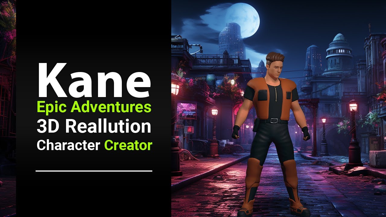 A Kane 3D Character - The Ultimate 3D Character Pack for Character ...