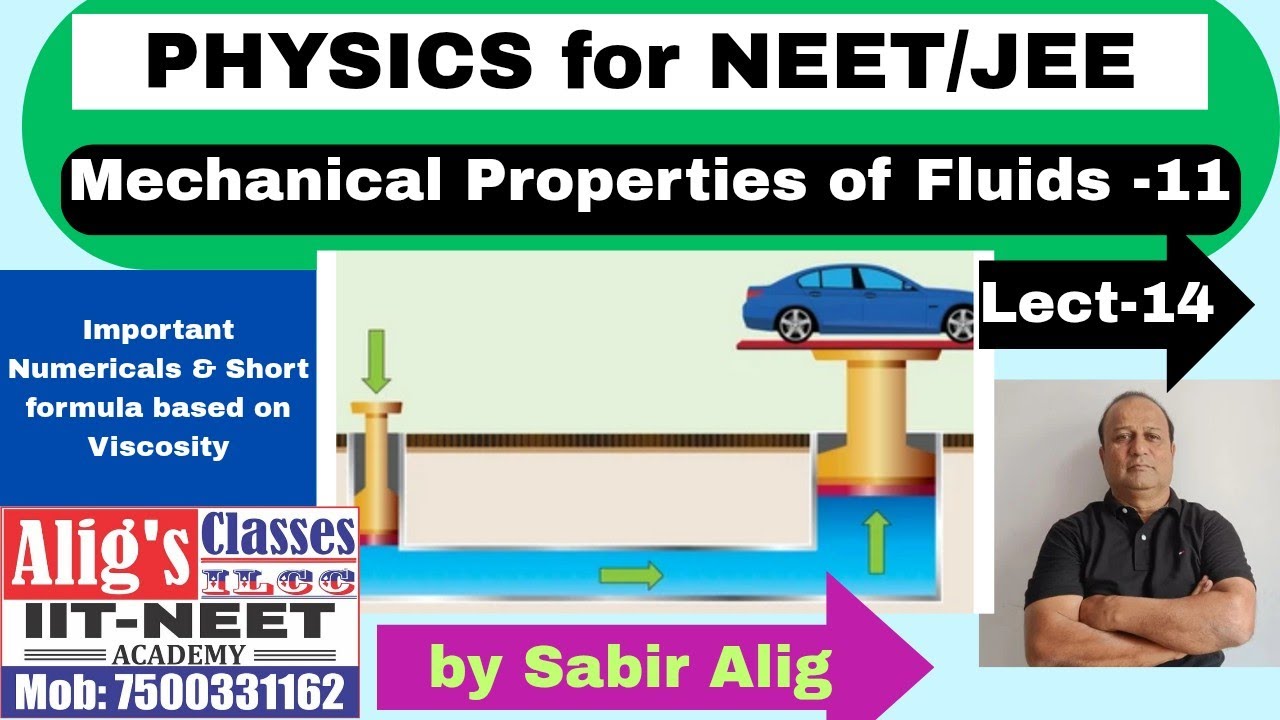 Physics for NEET/ JEE-Class-11-Mechanical Properties of Fluids ...