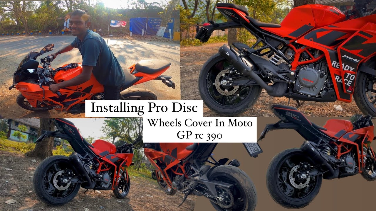 Installing Pro Disc Wheels Cover In moto gp rc 390! How to Make ...