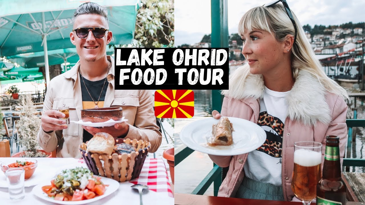 We Ate MACEDONIAN Food in The BEST TRADITIONAL Restaurants! Lake OHRID ...