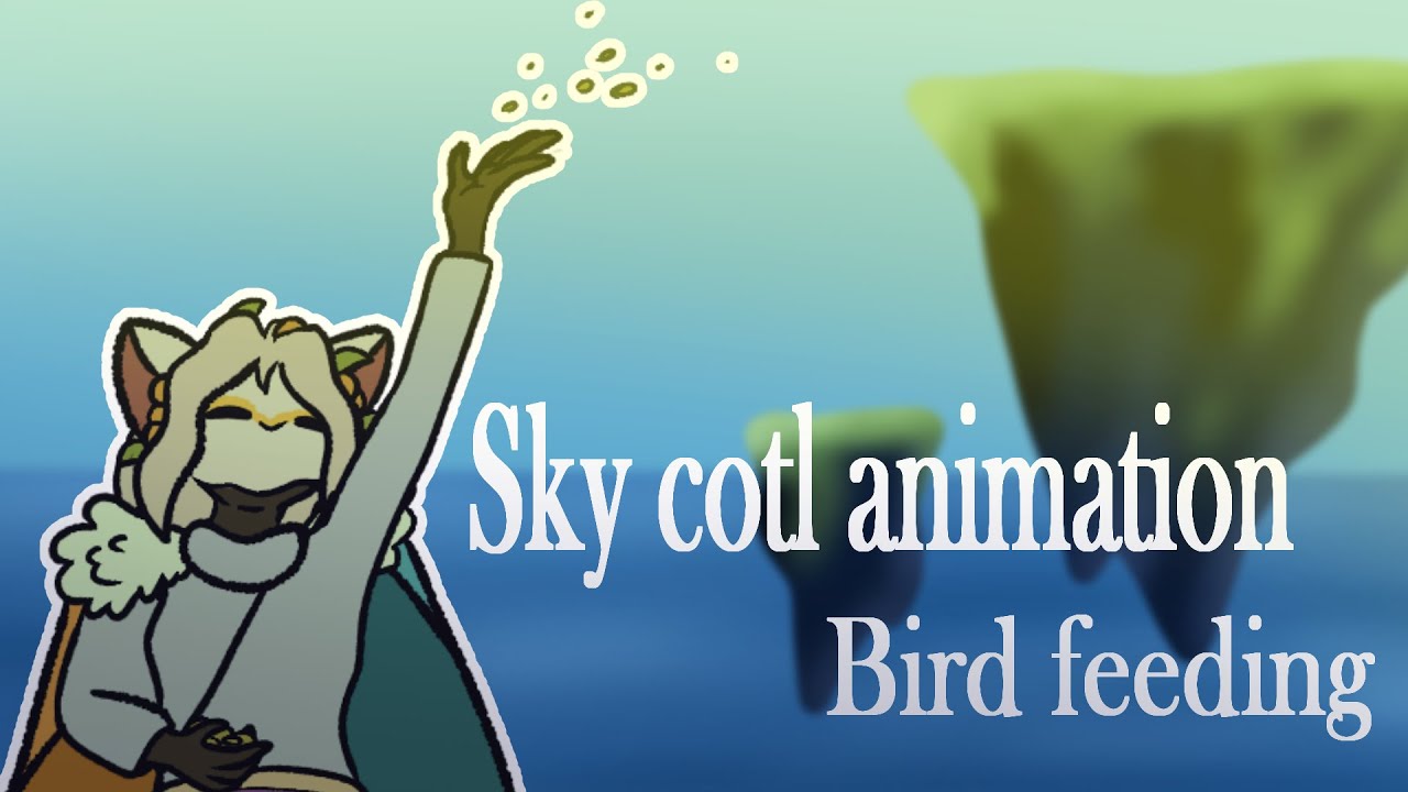 Sky cotl animation // Bird feeding - YouTube