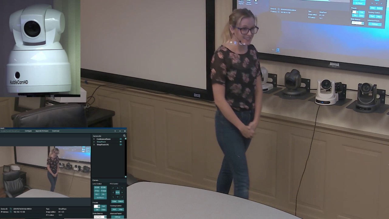 Live Auto Tracking Camera Demo || The SimplTrack QUICK*** - YouTube