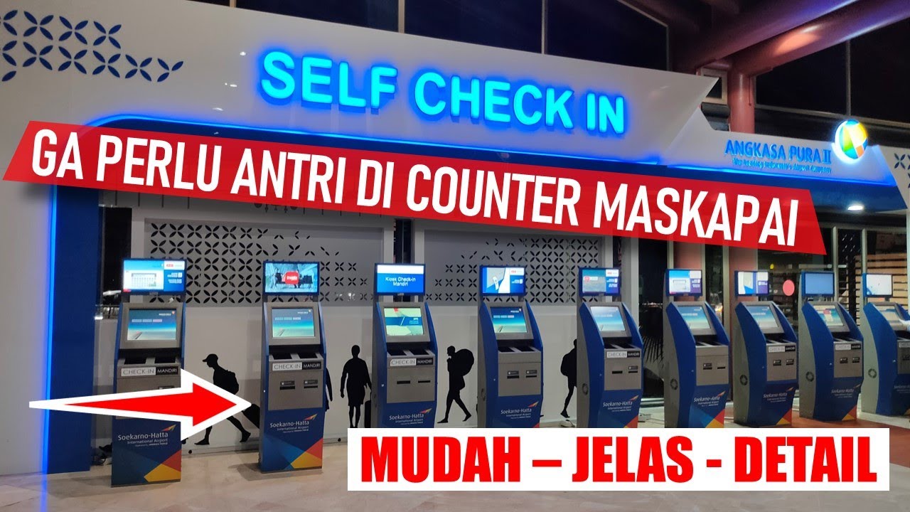 CARA CETAK BOARDING PASS PESAWAT SENDIRI DI BANDARA MENGGUNAKAN MESIN ...