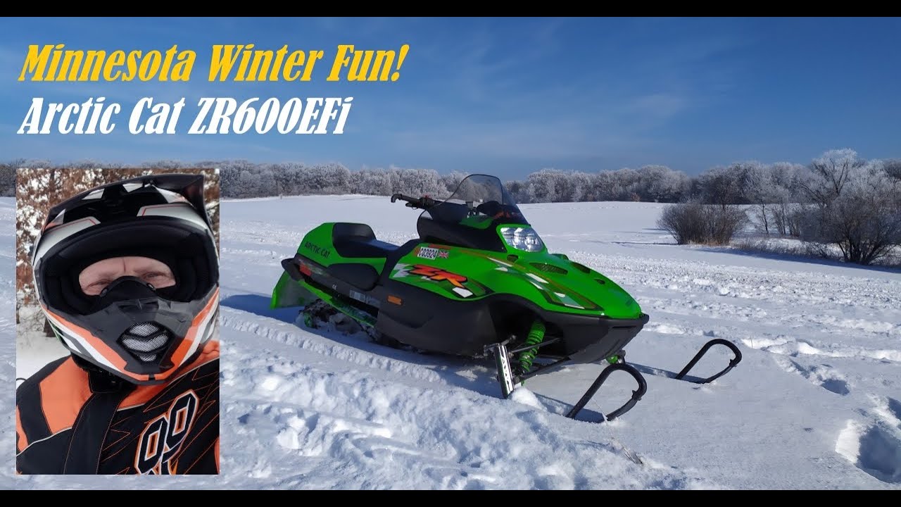 Arctic Cat ZR600 EFi ride. - YouTube