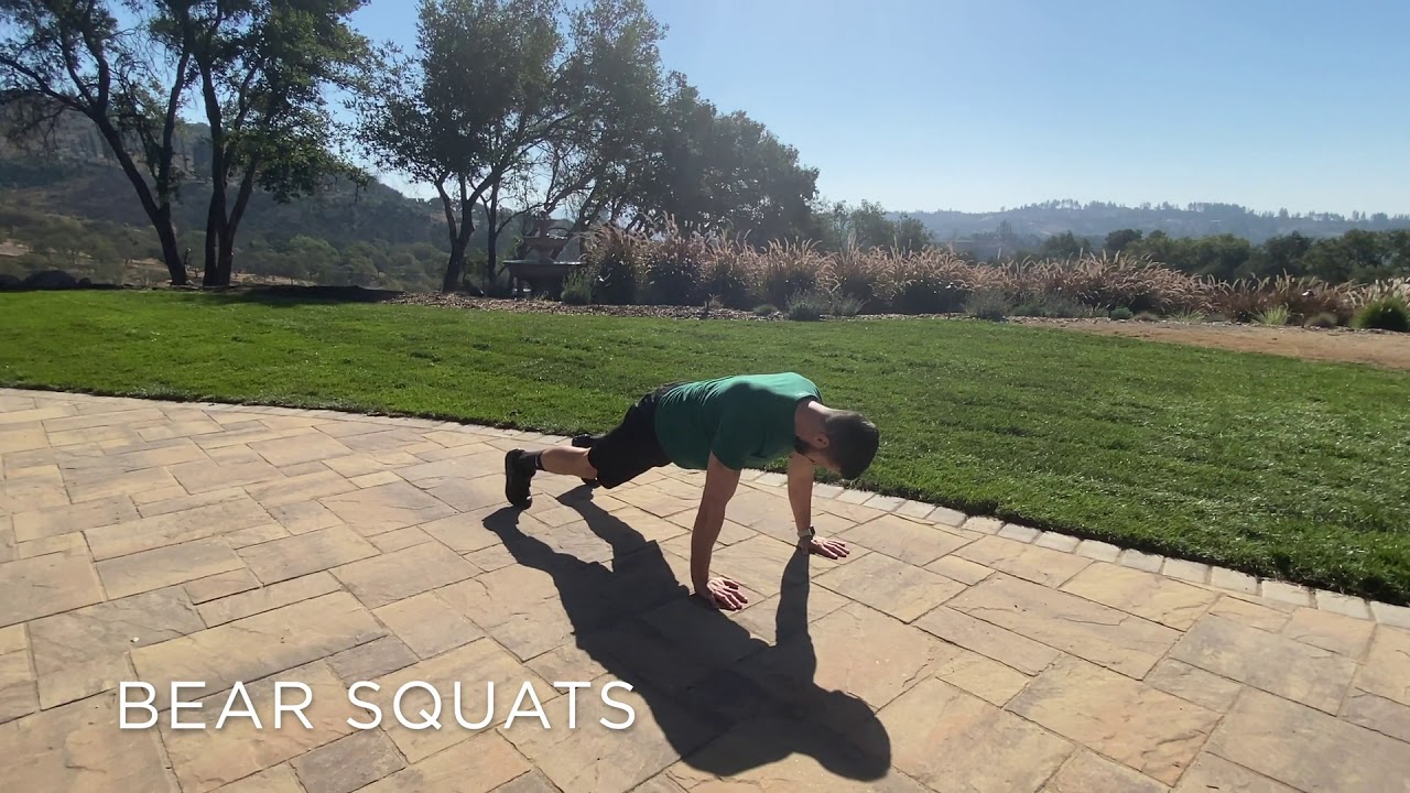 Bear Squats - YouTube