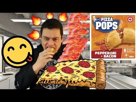 PILLSBURY - pepperoni and bacon pizza pops 🍕 Food Review - YouTube