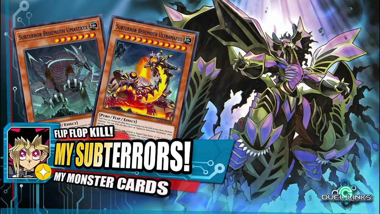 My SUBTERROR Monster Cards! | Yu-Gi-Oh! Duel Links - YouTube