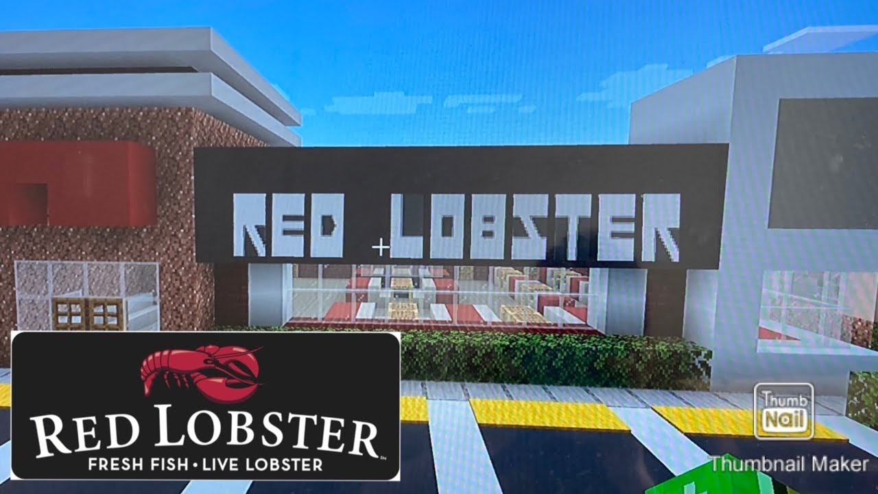Minecraft Tutorial #54: How To Make A Red Lobster (Restaurant) - YouTube
