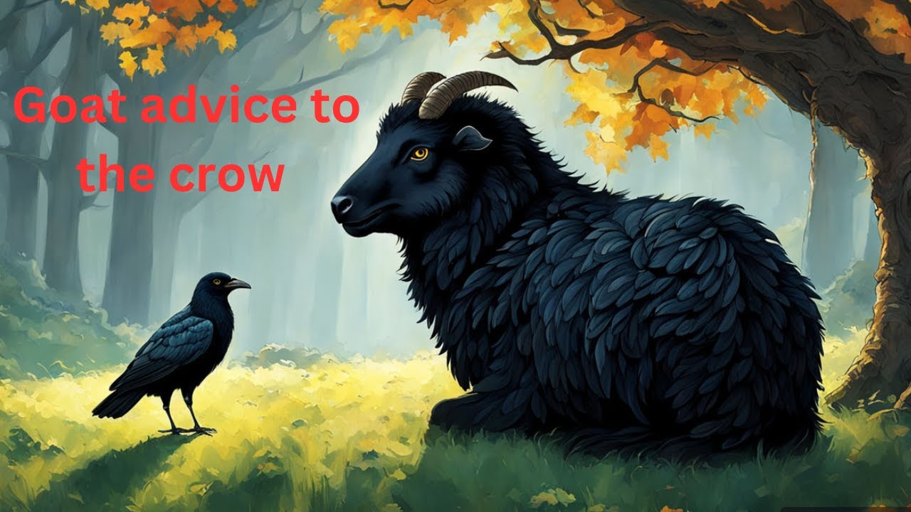 Goat advice to the crow very intersted story in urdu - YouTube