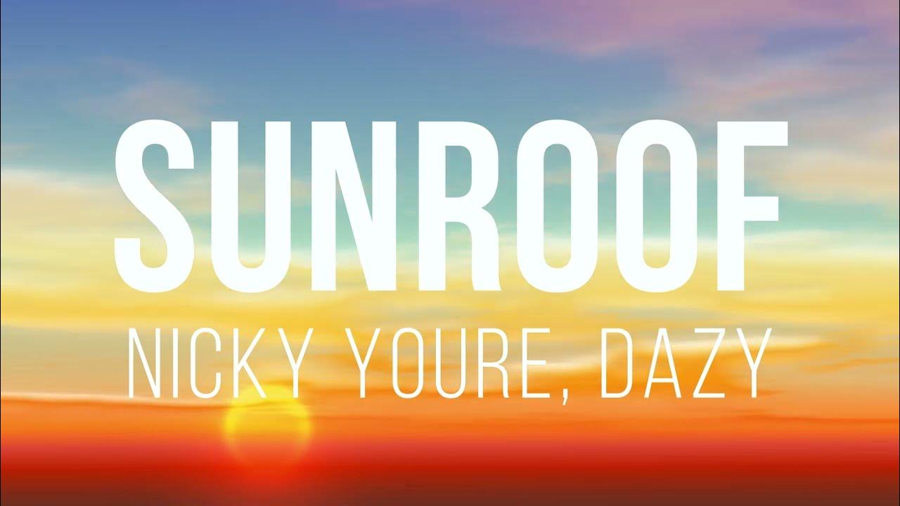Nicky Youre, Dazy - Sunroof [Lyrics] - YouTube