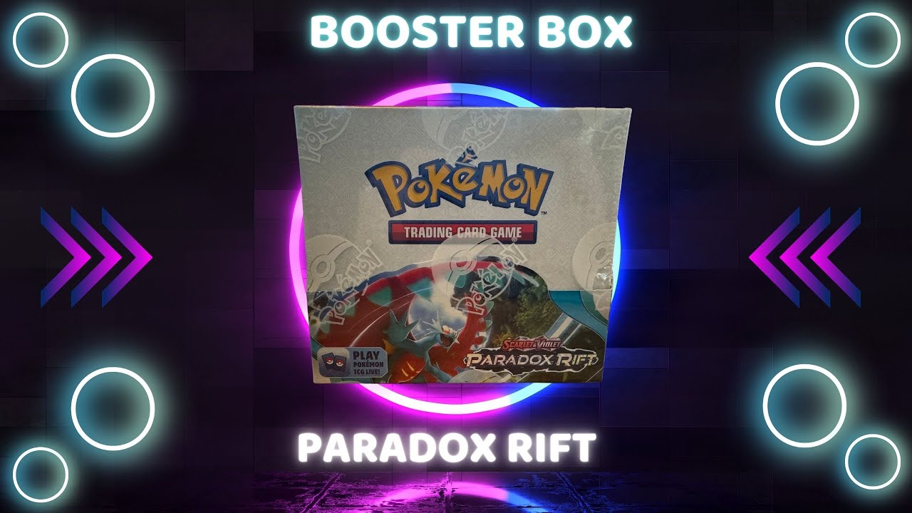 Live Pokemon Scarlet & Violet New Paradox Rift Booster Box Opening ...