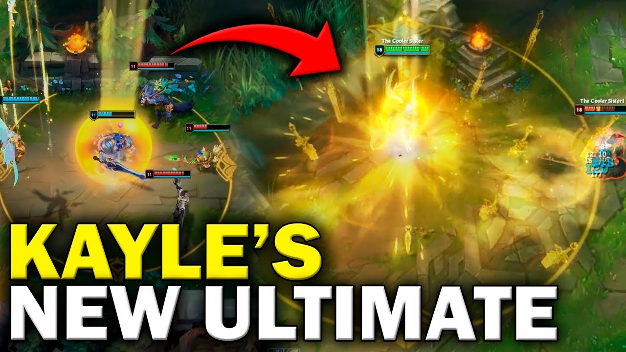 NEW Kayle R Skill - She can attack during ult - League of Legends - YouTube
