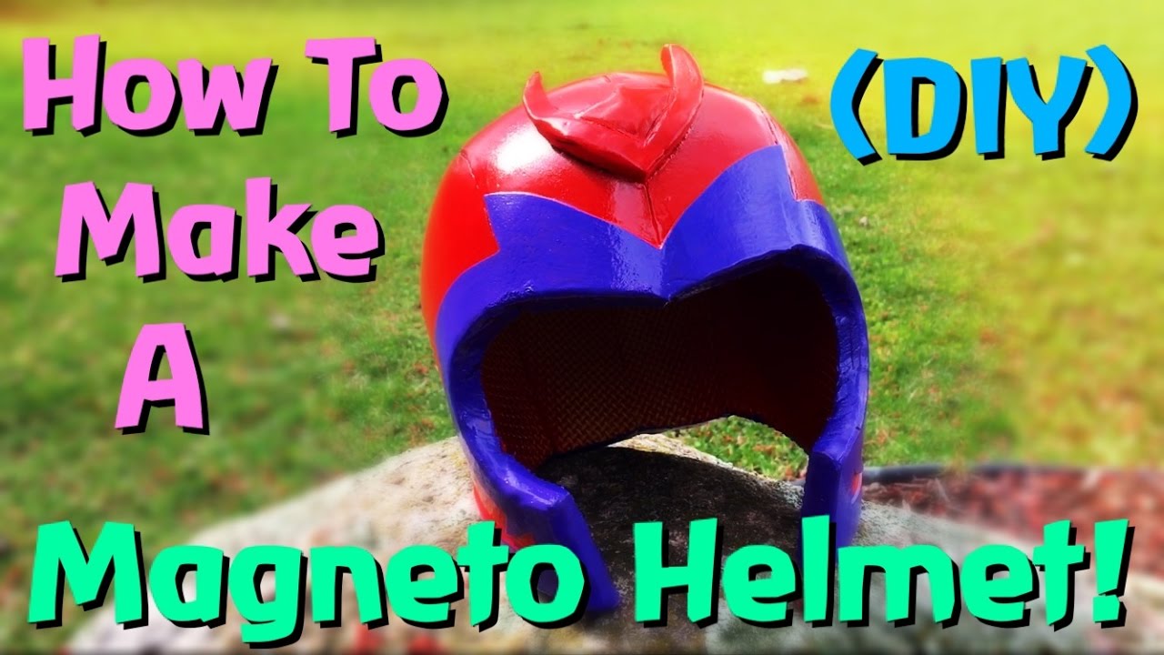 Make a DIY Magneto Helmet! (X-Men) - YouTube