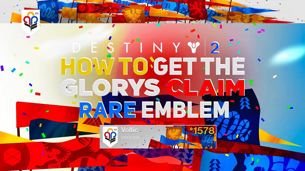 Glorys Claim Emblem! Rare Guardian Games Emblem | Destiny 2 Season of ...