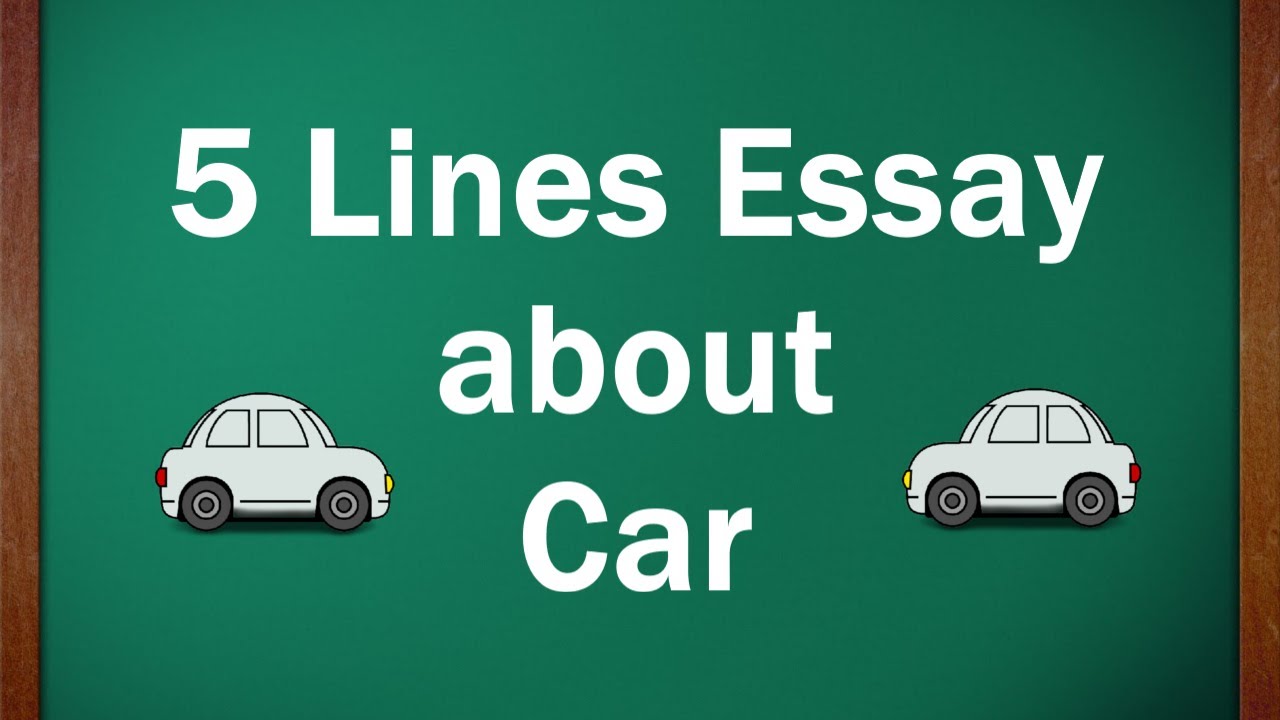 5 Lines on Car in English || 5 Lines Essay on Car || Short Essay on Car ...